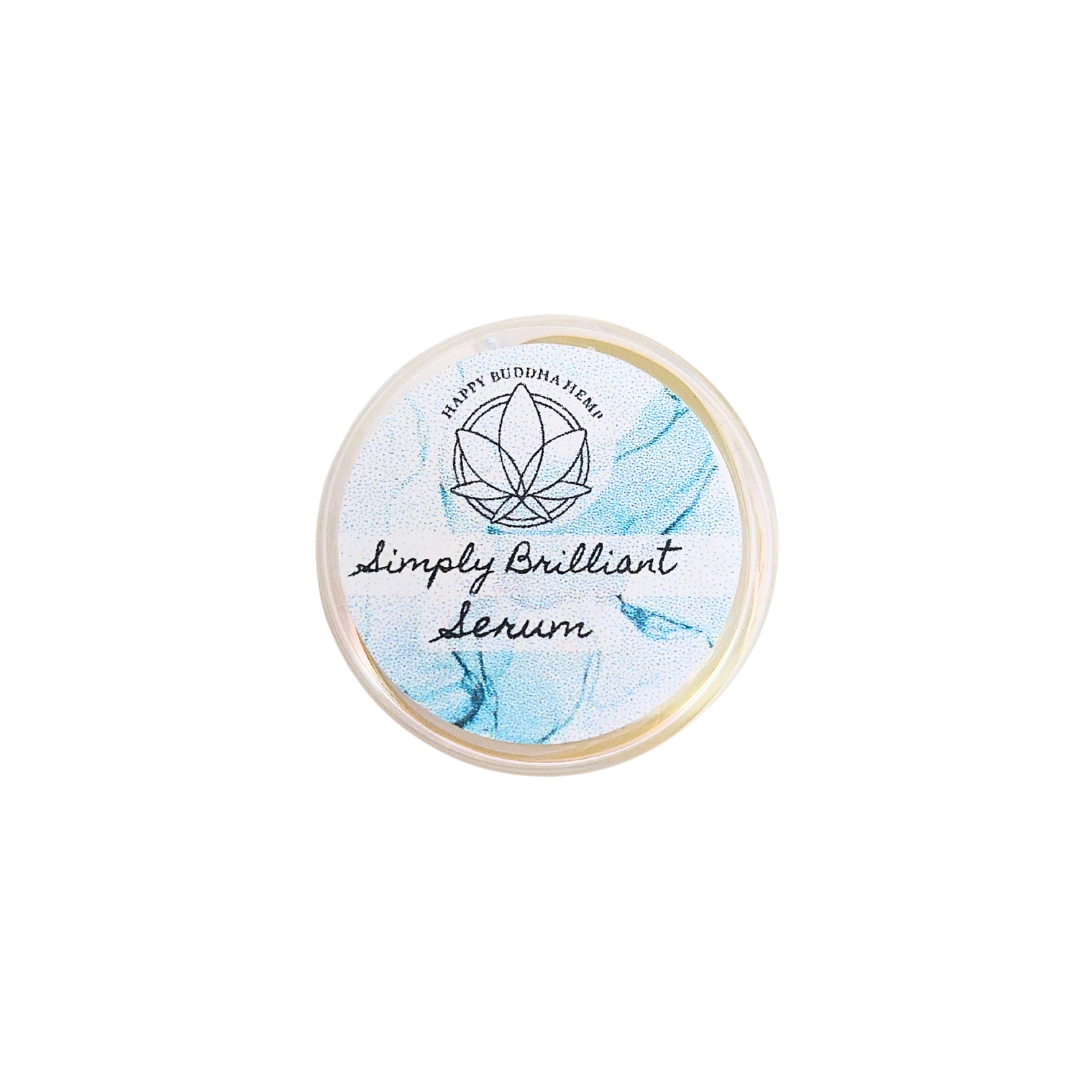 Simply Brilliant - Face Serum Sample - Happy Buddha Hemp